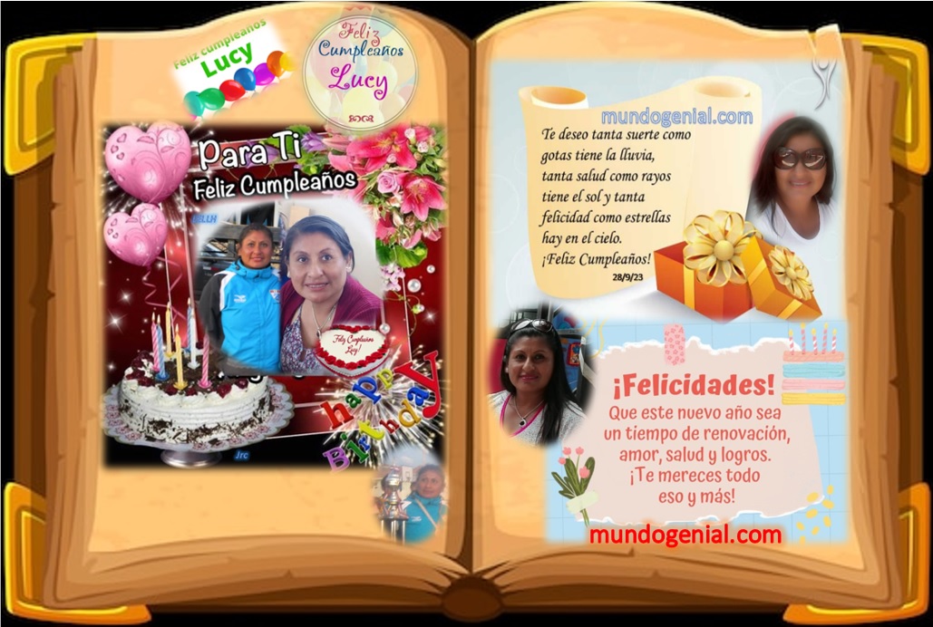 LUCY ELENA LLAVE H. – FELIZ CUMPLEAÑOS LUCY ELENA en mundogenial.com 28 ...